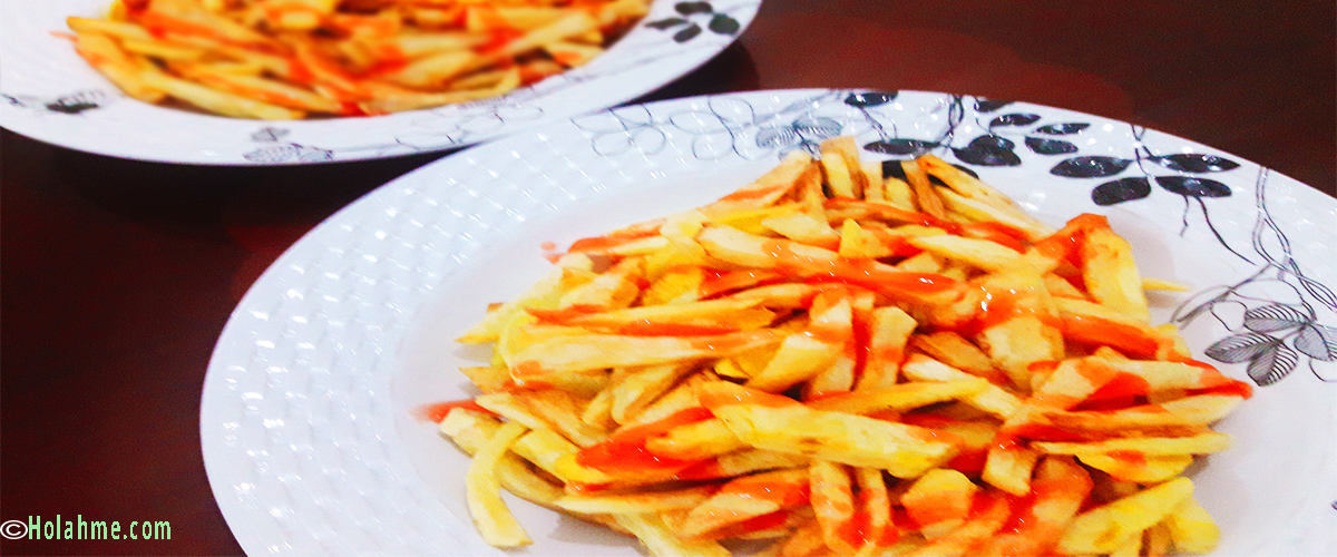 HOMEMADE CRUNCHY FRENCH FRIES (CHIPS) IN TWO WAYS - Holahme